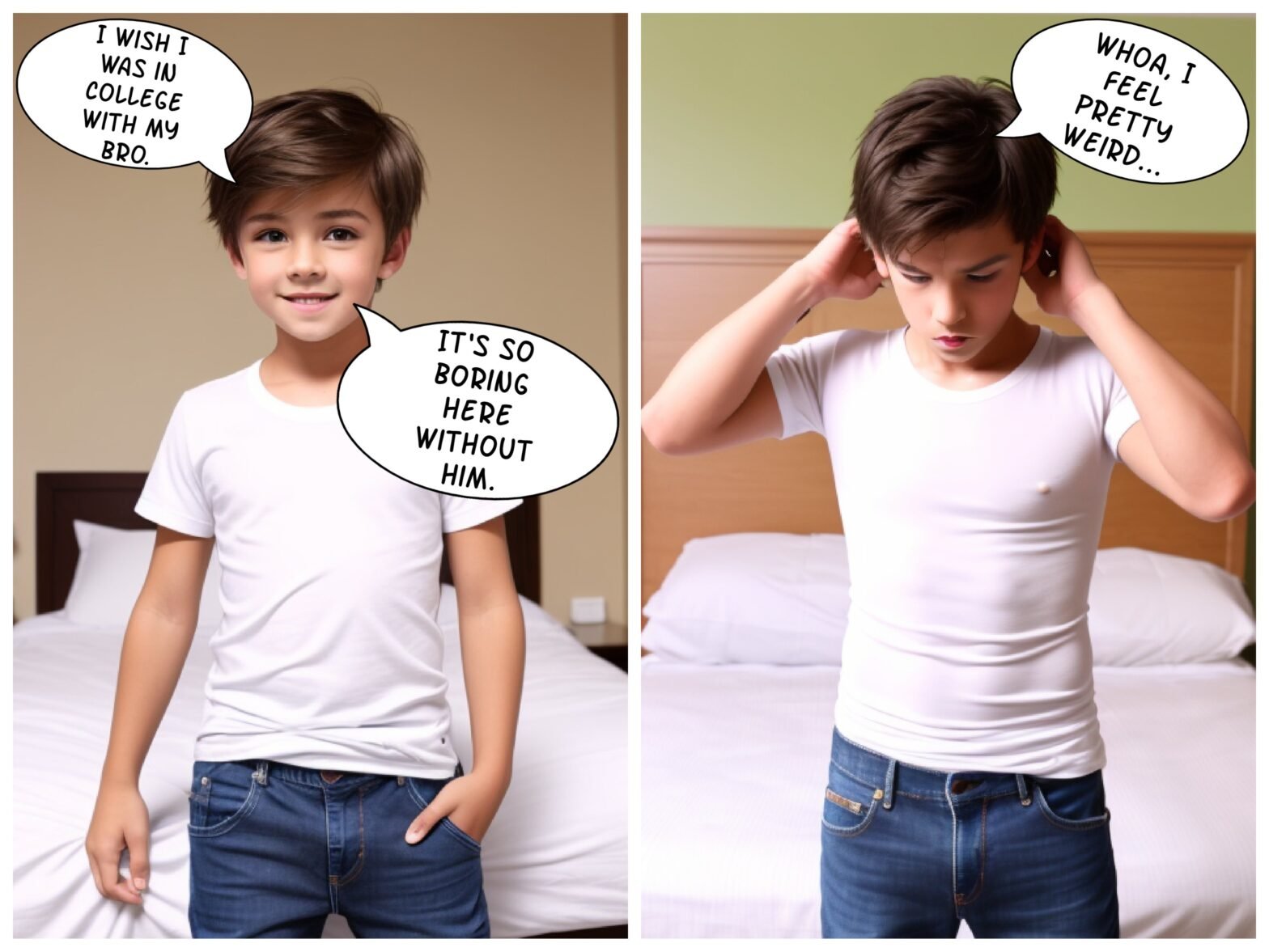 Campus Visit (TG AP Comic) – AlwaysOlder TG Comics