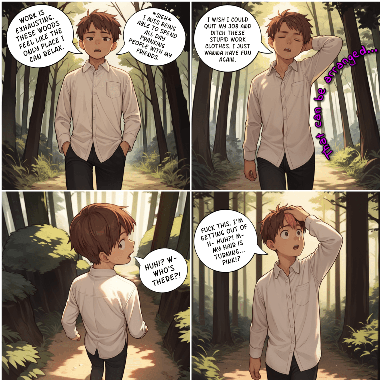 Fairy Fun Origins (Fairy TF TG Comic) – AlwaysOlder TG Comics