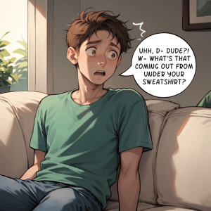 Feral Flu (Furry TF TG Comic) – AlwaysOlder TG Comics