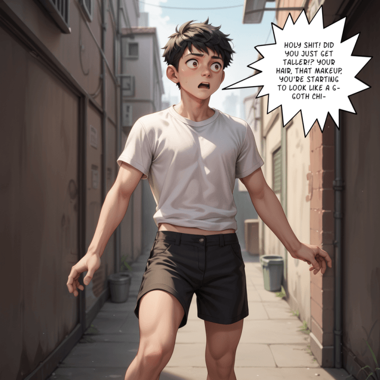 Growing Up Goth (Goth MILF TG AP Comic) – AlwaysOlder TG Comics