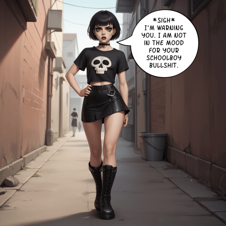 Growing Up Goth (Goth MILF TG AP Comic) – AlwaysOlder TG Comics