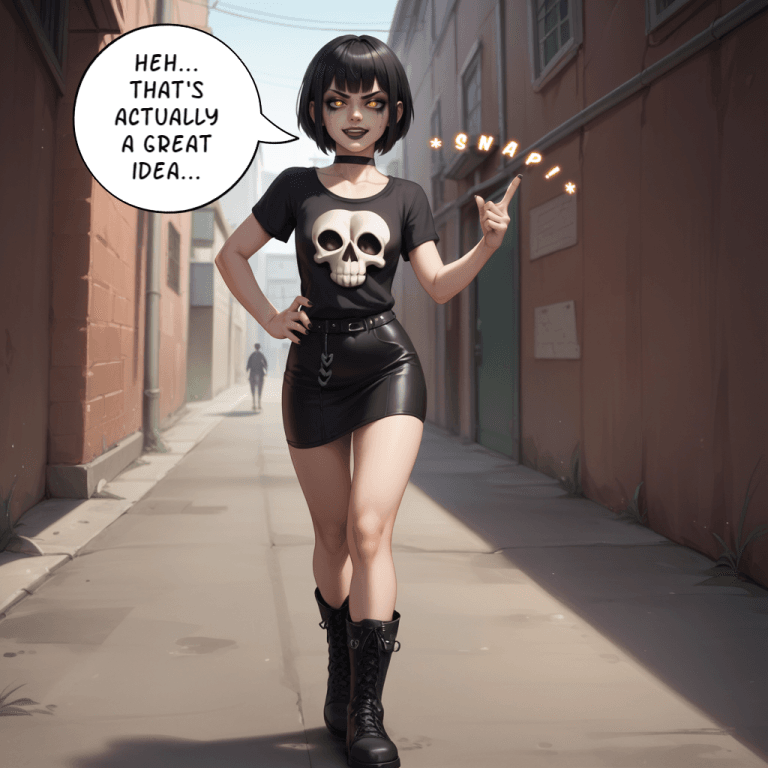 Growing Up Goth (Goth MILF TG AP Comic) – AlwaysOlder TG Comics