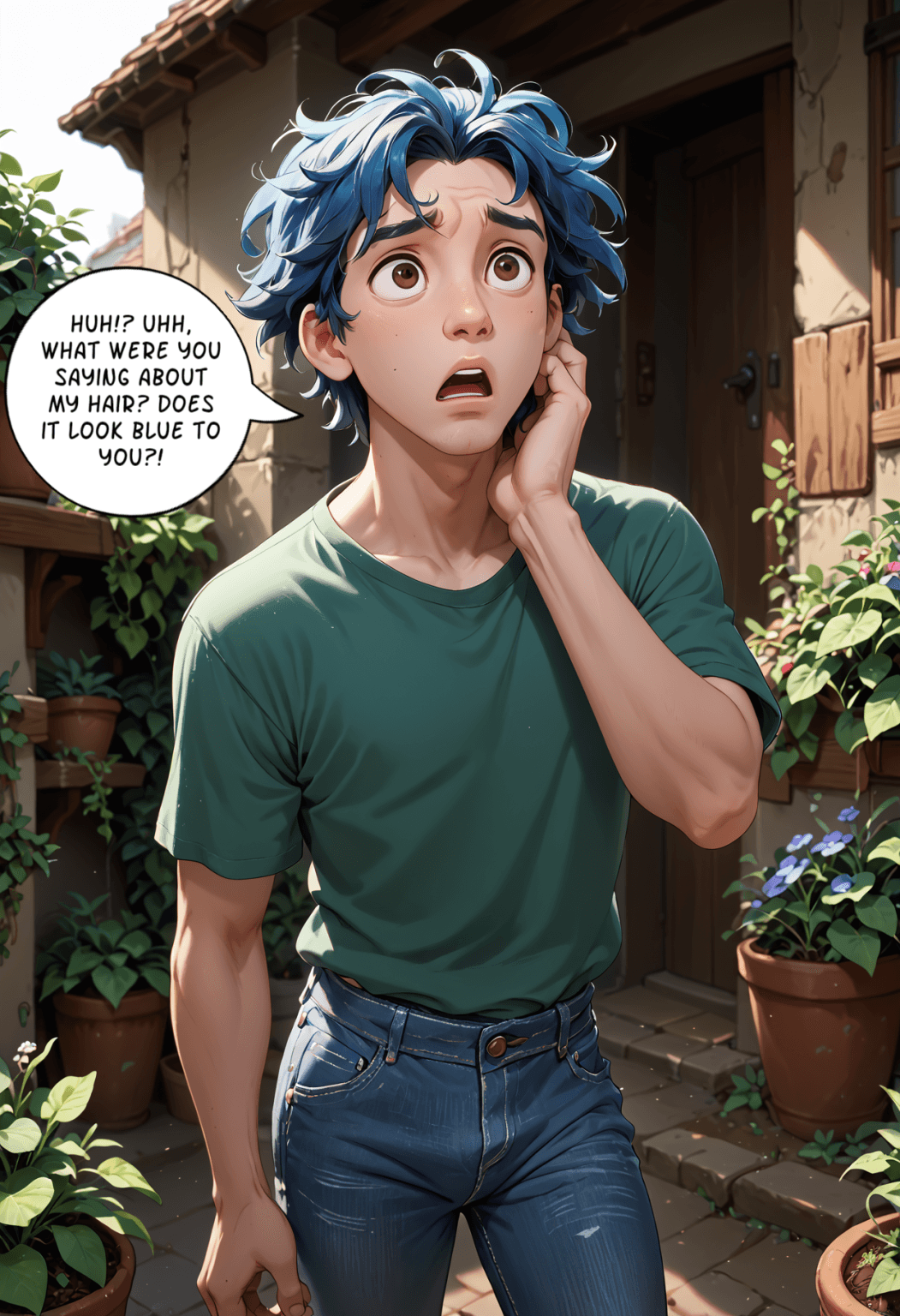 Flowers (Girlfriend TG Comic) – AlwaysOlder TG Comics