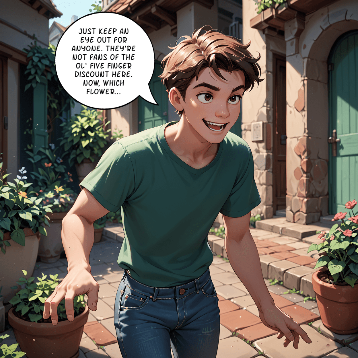 Flowers (Girlfriend TG Comic) – AlwaysOlder TG Comics
